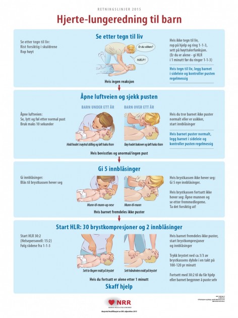Hjertelungeredning barn - lommeformat | Hjertevakten